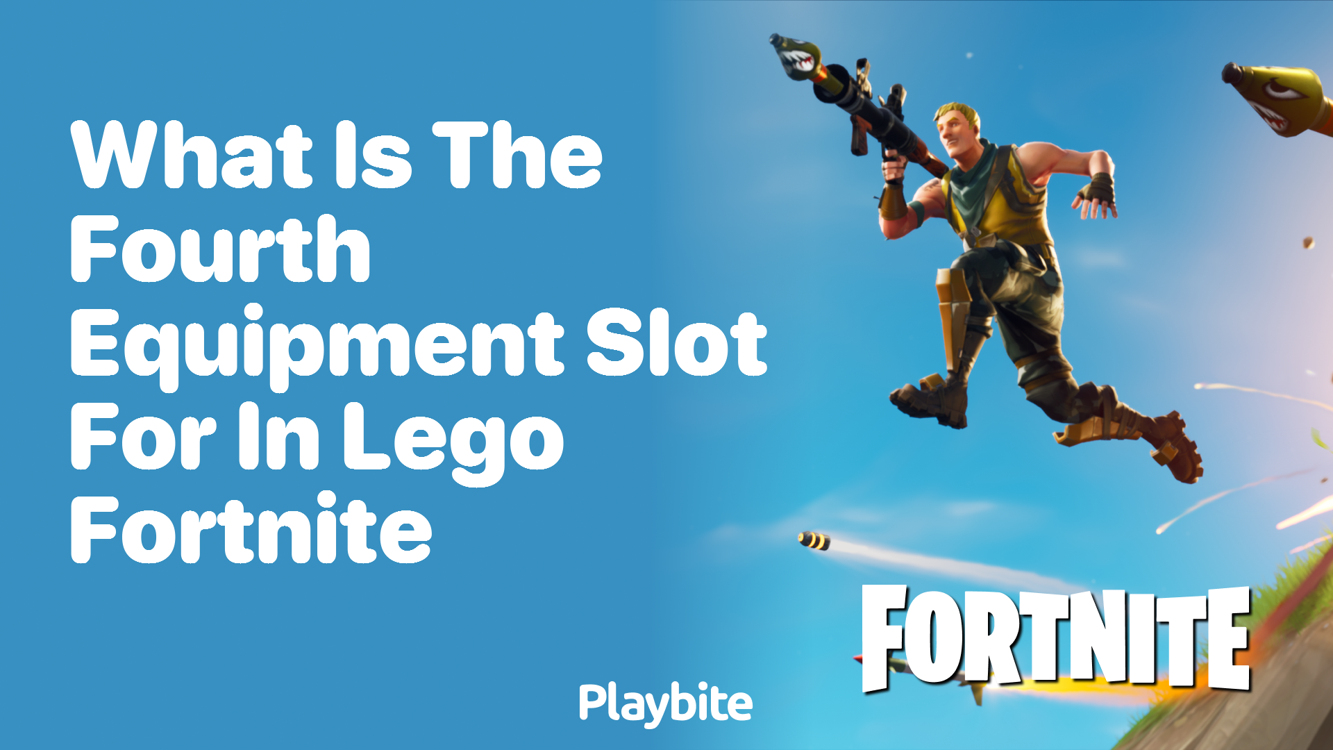 What Is the Fourth Equipment Slot For in LEGO Fortnite? - Playbite