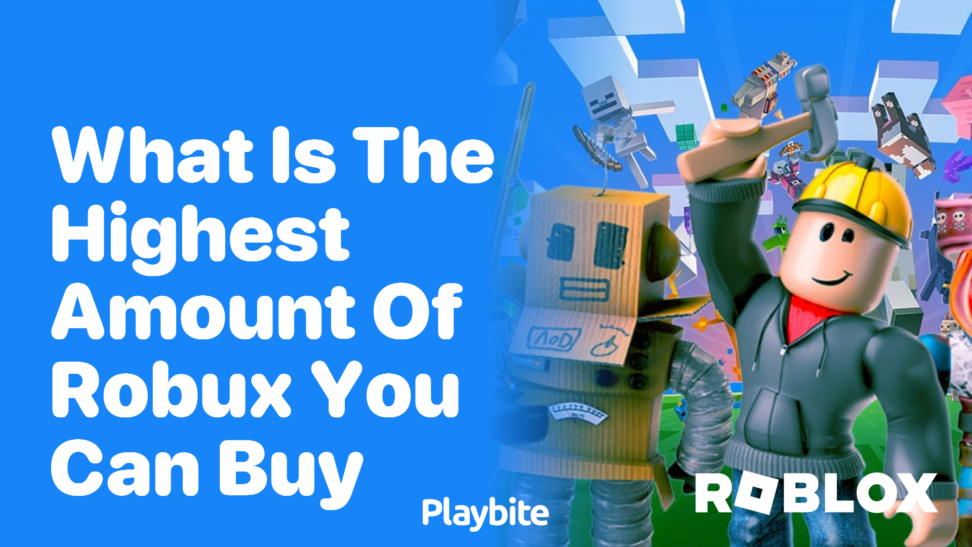 What is the Highest Amount of Robux You Can Buy? - Playbite