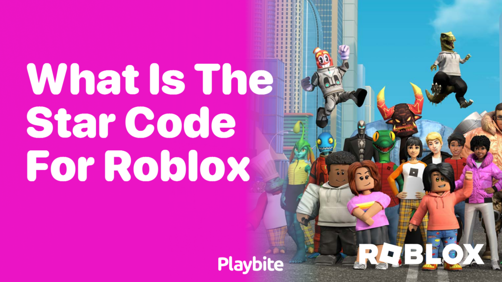 What is the Star Code for Roblox? - Playbite