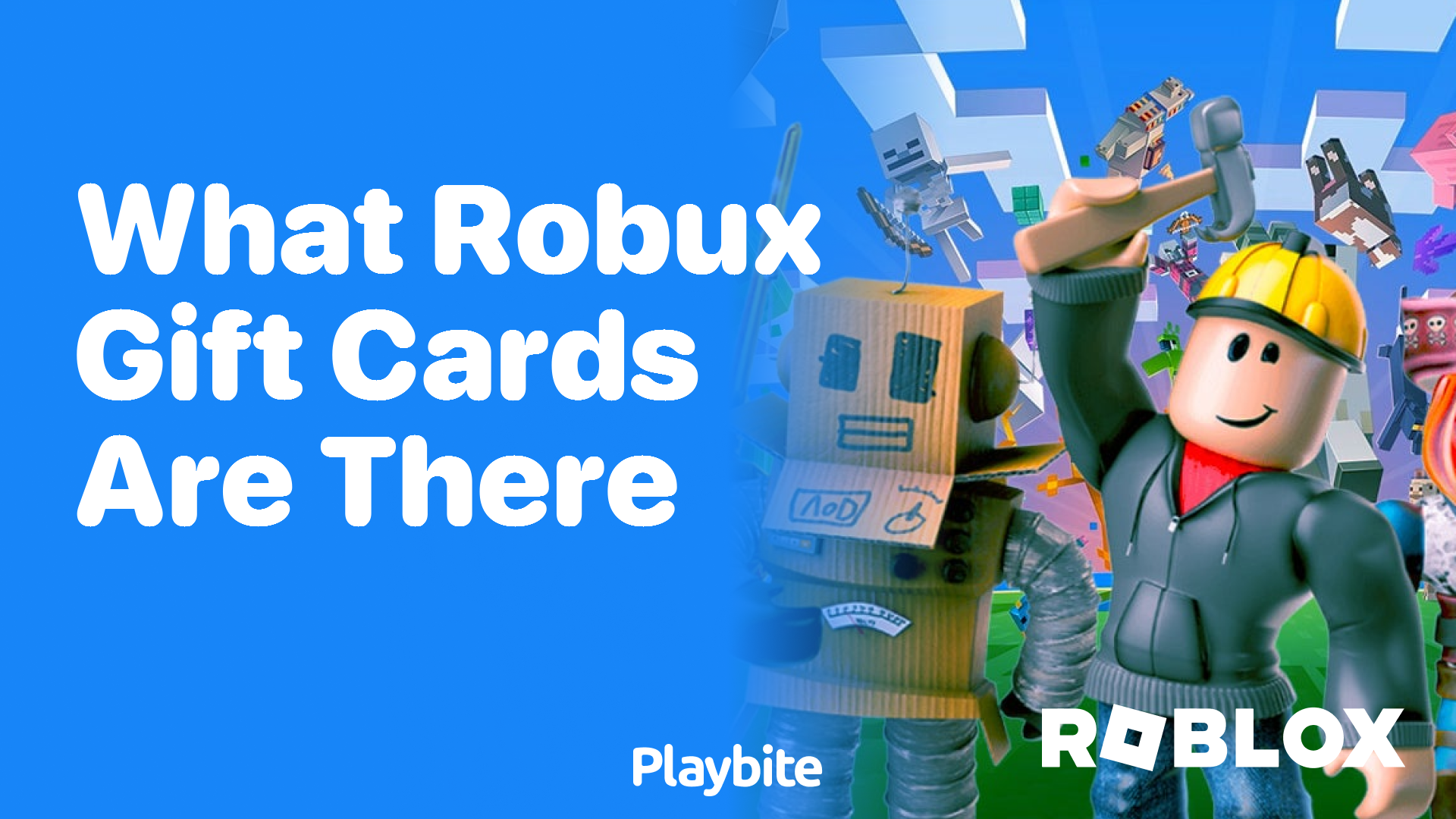 Exploring the Different Types of Robux Gift Cards Available - Playbite