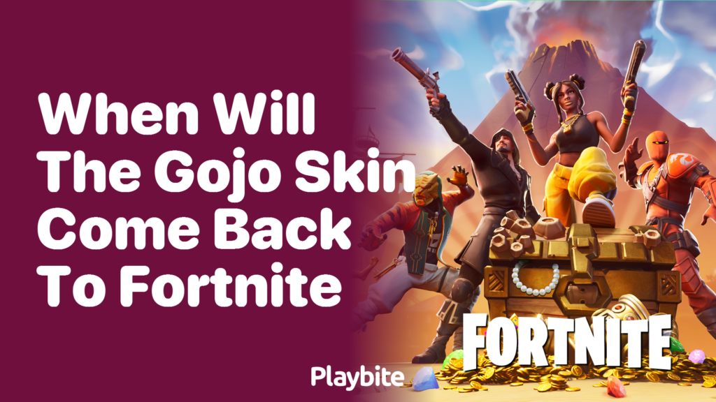 When Will the Gojo Skin Come Back to Fortnite? - Playbite