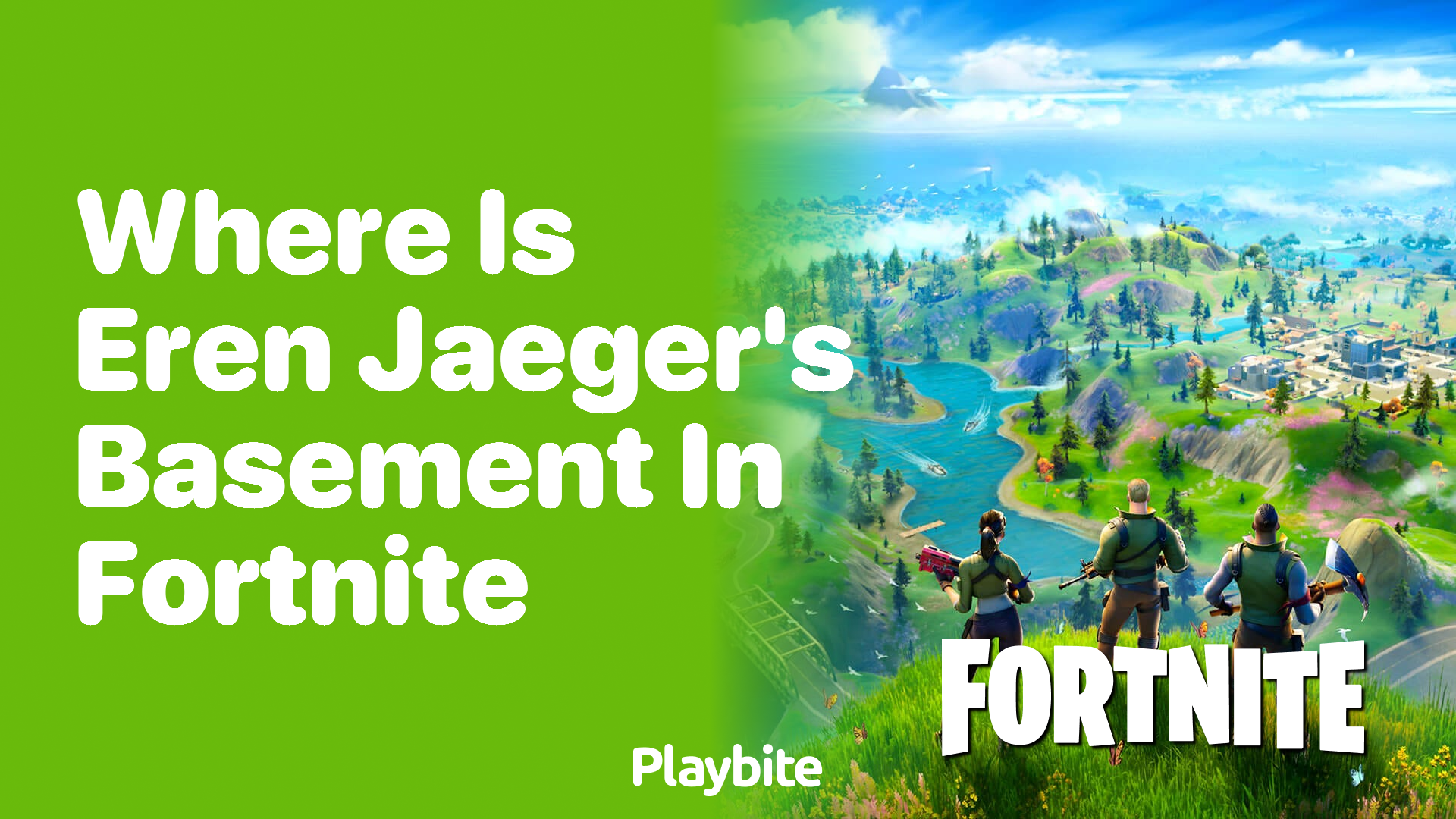 Where Is Eren Jaeger's Basement in Fortnite? - Playbite