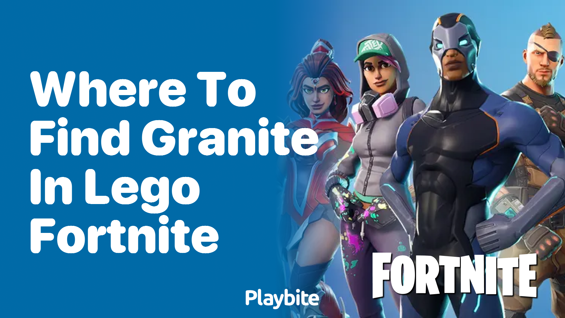 Where to Find Granite in LEGO Fortnite - Playbite
