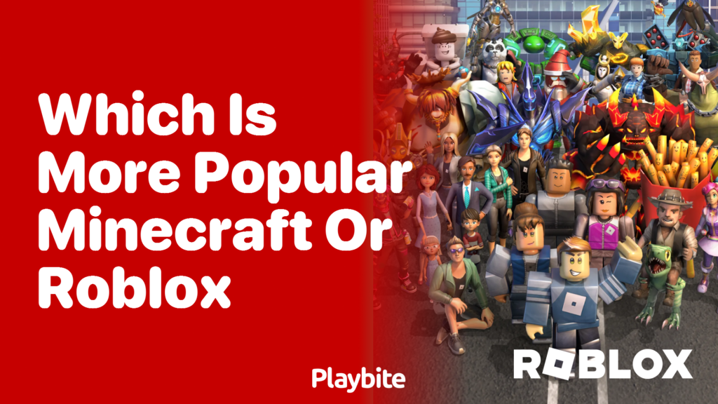 Which is More Popular: Minecraft or Roblox? - Playbite