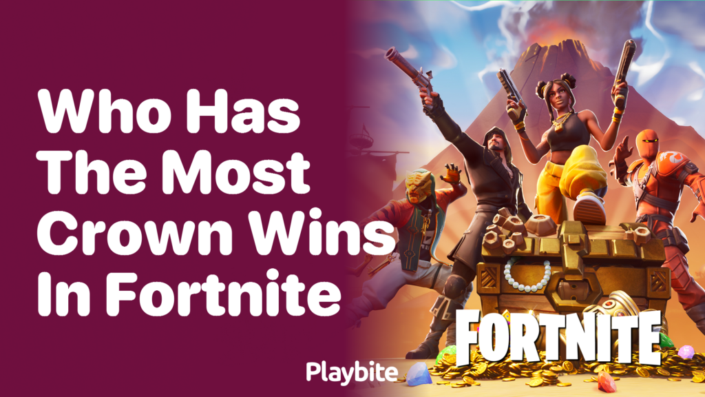 Who Has the Most Crown Wins in Fortnite? - Playbite