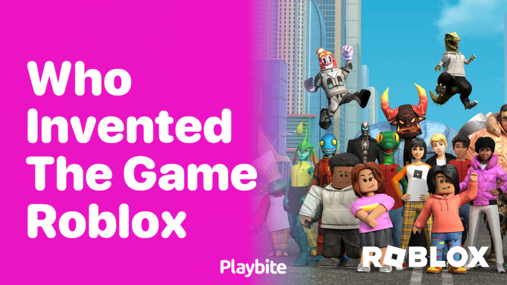 Who Invented the Game Roblox? - Playbite