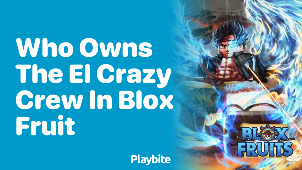 Who Owns the El Crazy Crew in Blox Fruit? - Playbite