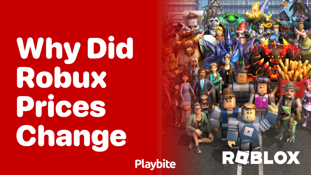 Why Did Robux Prices Change? A Quick Dive Into Roblox's In-Game ...