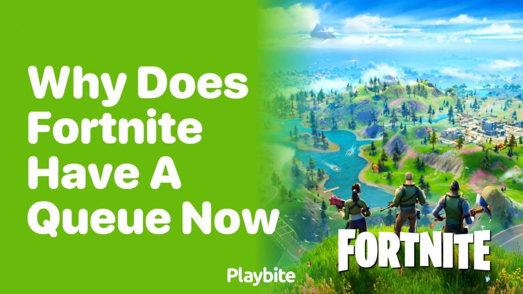 Why Does Fortnite Have a Queue Now? - Playbite