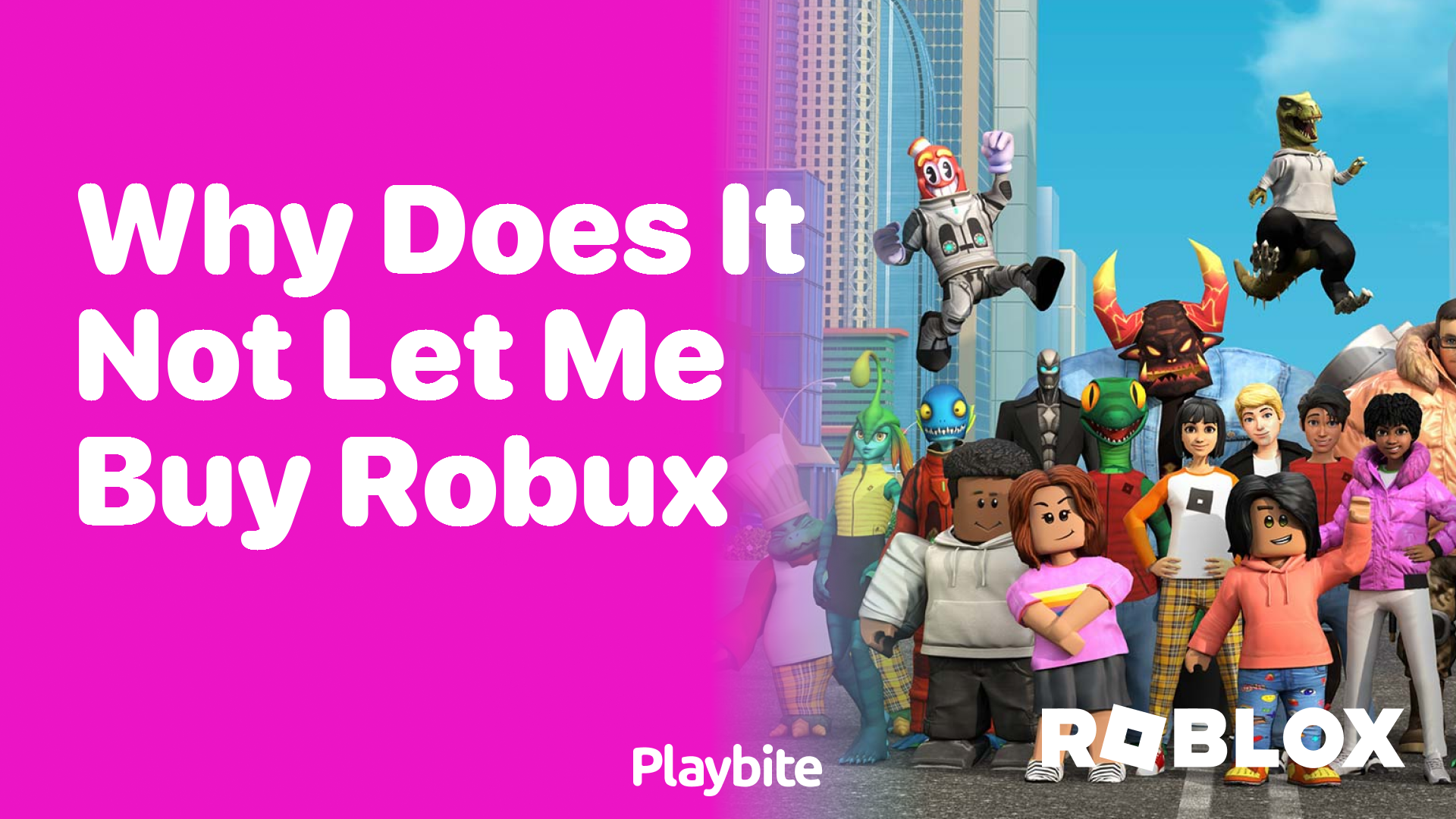 Why Does It Not Let Me Buy Robux? - Playbite