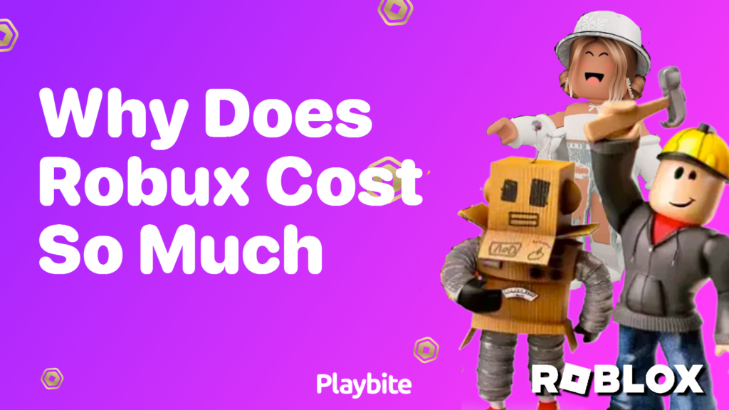 Why Does Robux Cost So Much? Unpacking the Value Behind Roblox's ...