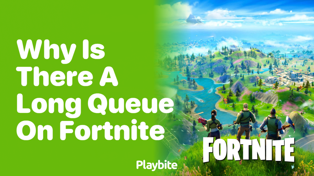 Why Is There a Long Queue on Fortnite? Find Out Here! - Playbite
