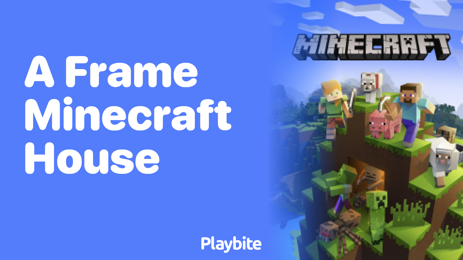 A Frame Minecraft House: How Do You Build One? - Playbite