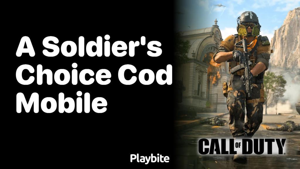 Is COD Mobile a Soldier's Choice for Mobile Gaming? - Playbite