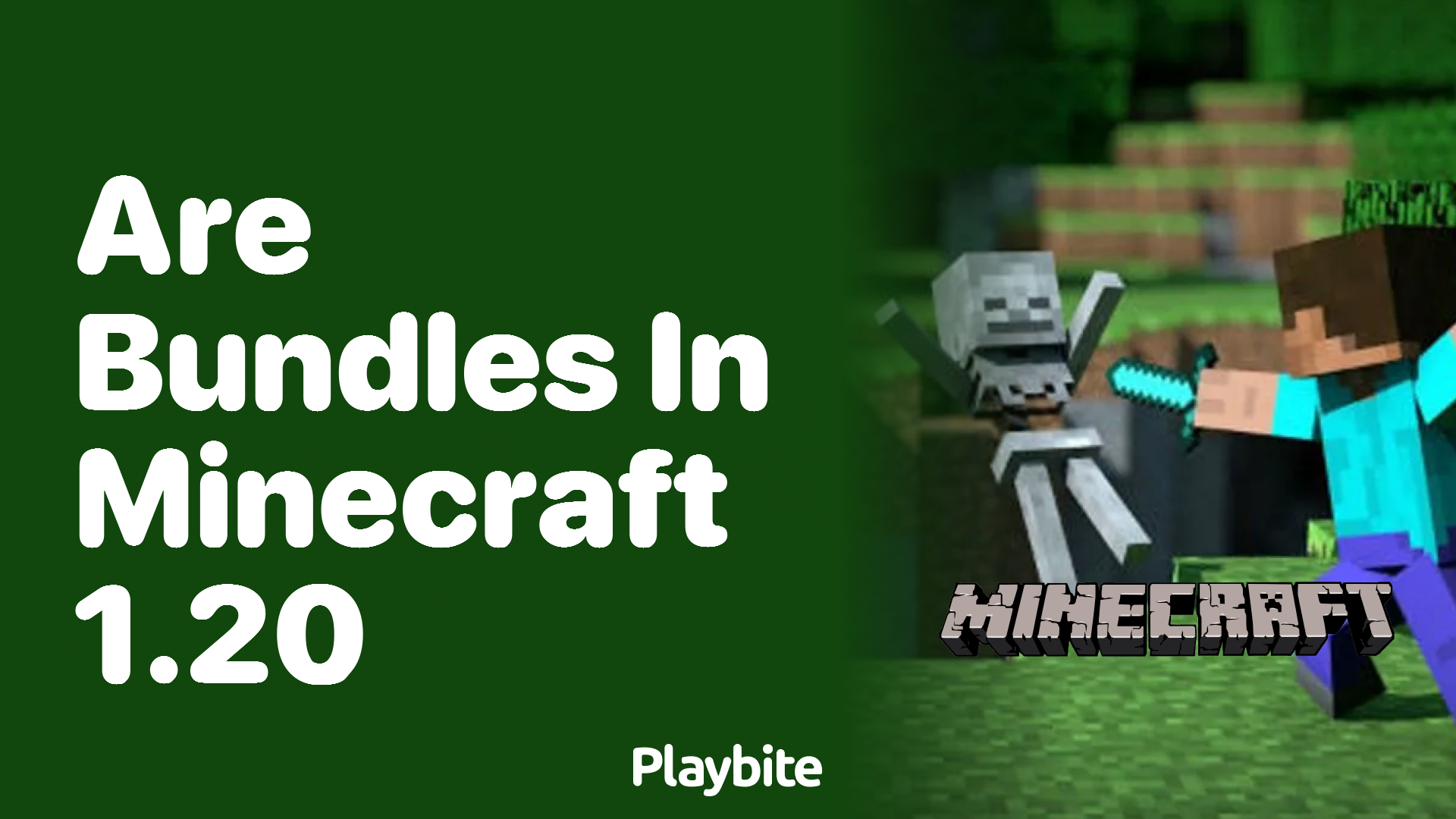 Are There Bundles in Minecraft 1.20? - Playbite