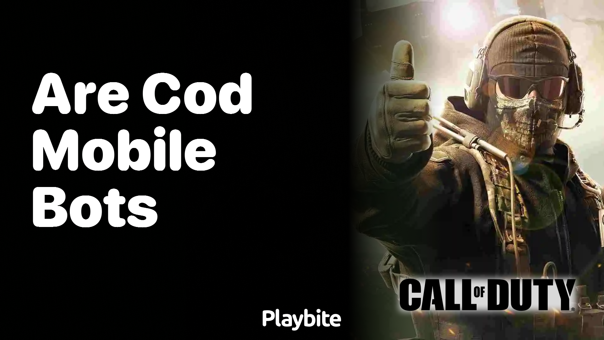 Are there bots in COD Mobile? - Playbite