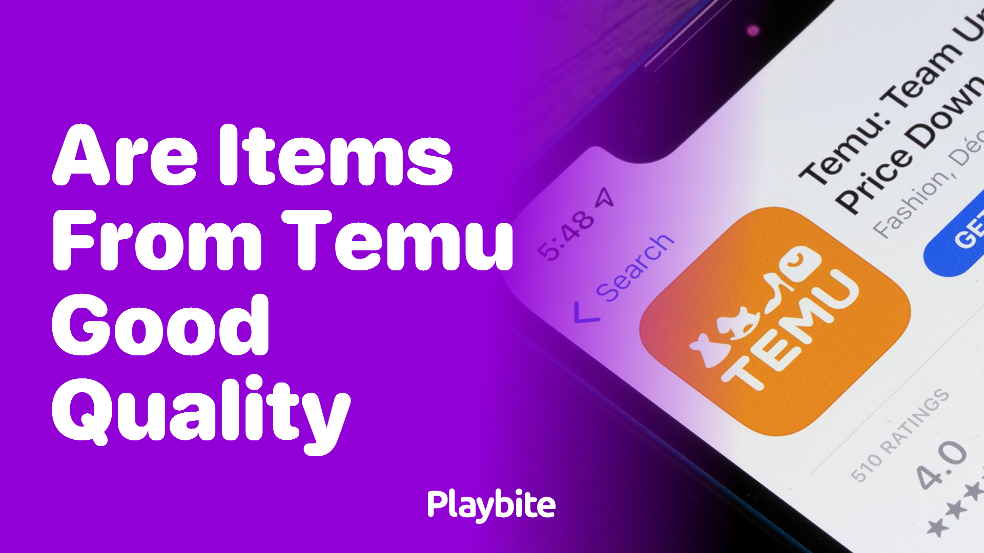 Are Items from Temu Good Quality? - Playbite