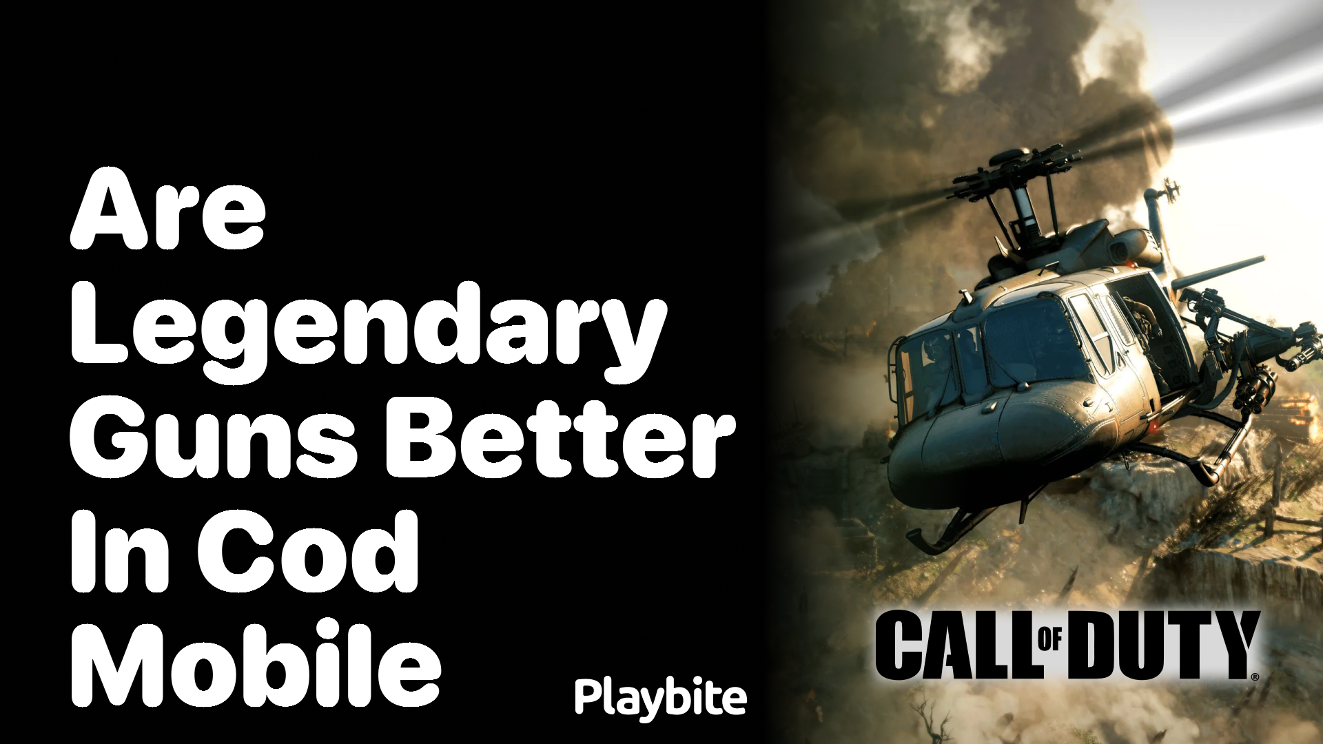 Are Legendary Guns Better in COD Mobile? - Playbite