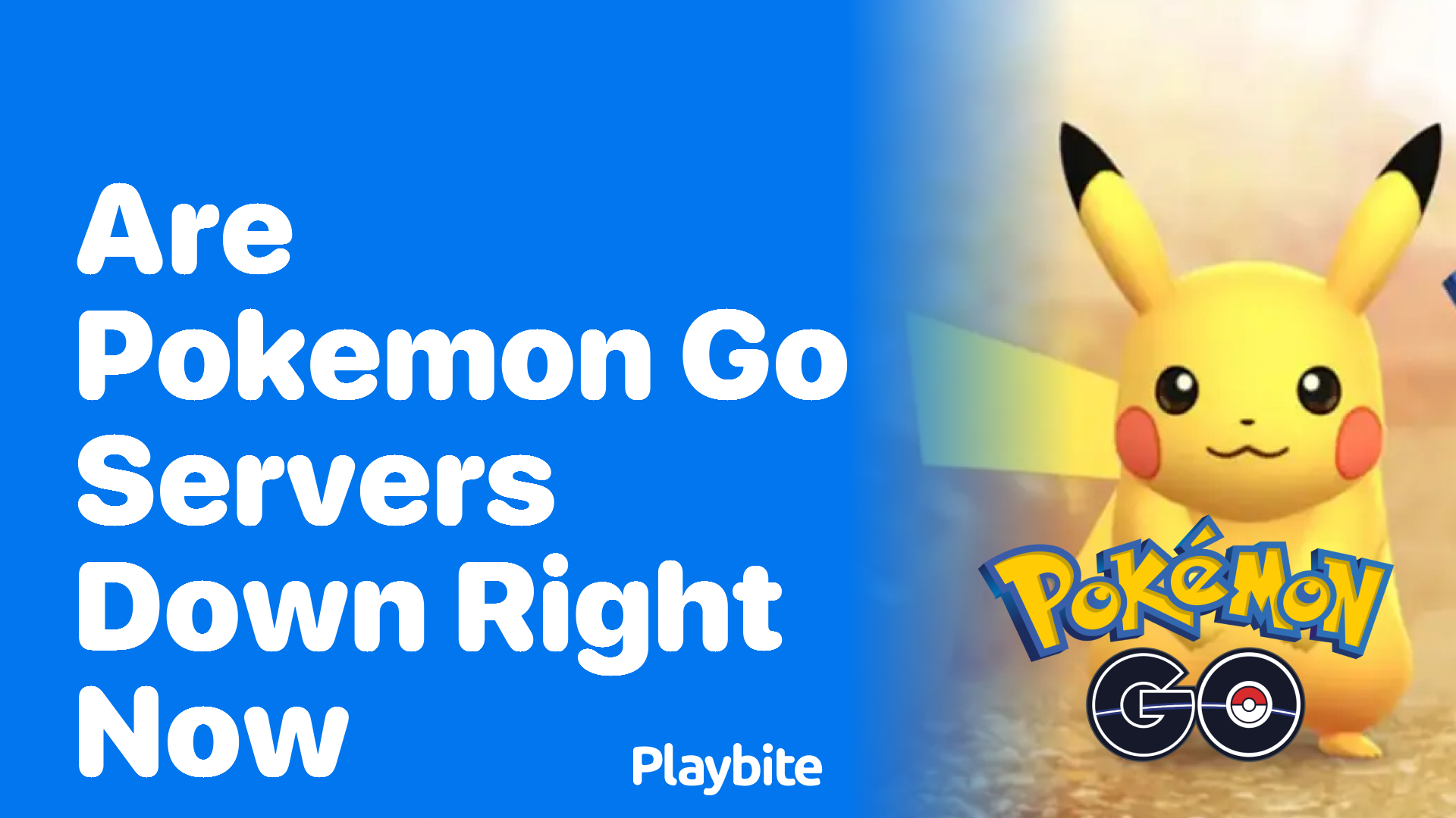 Are Pokemon GO Servers Down Right Now? Checking the Status - Playbite