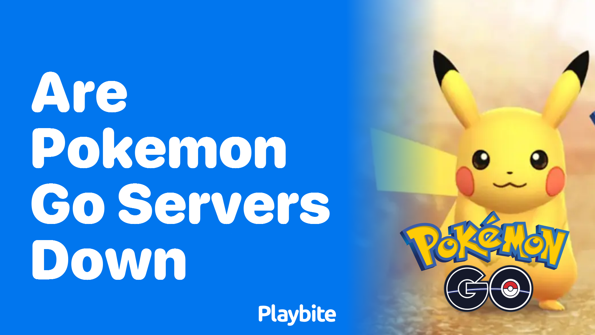 Are Pokemon GO Servers Down? Here's What You Need to Know! - Playbite