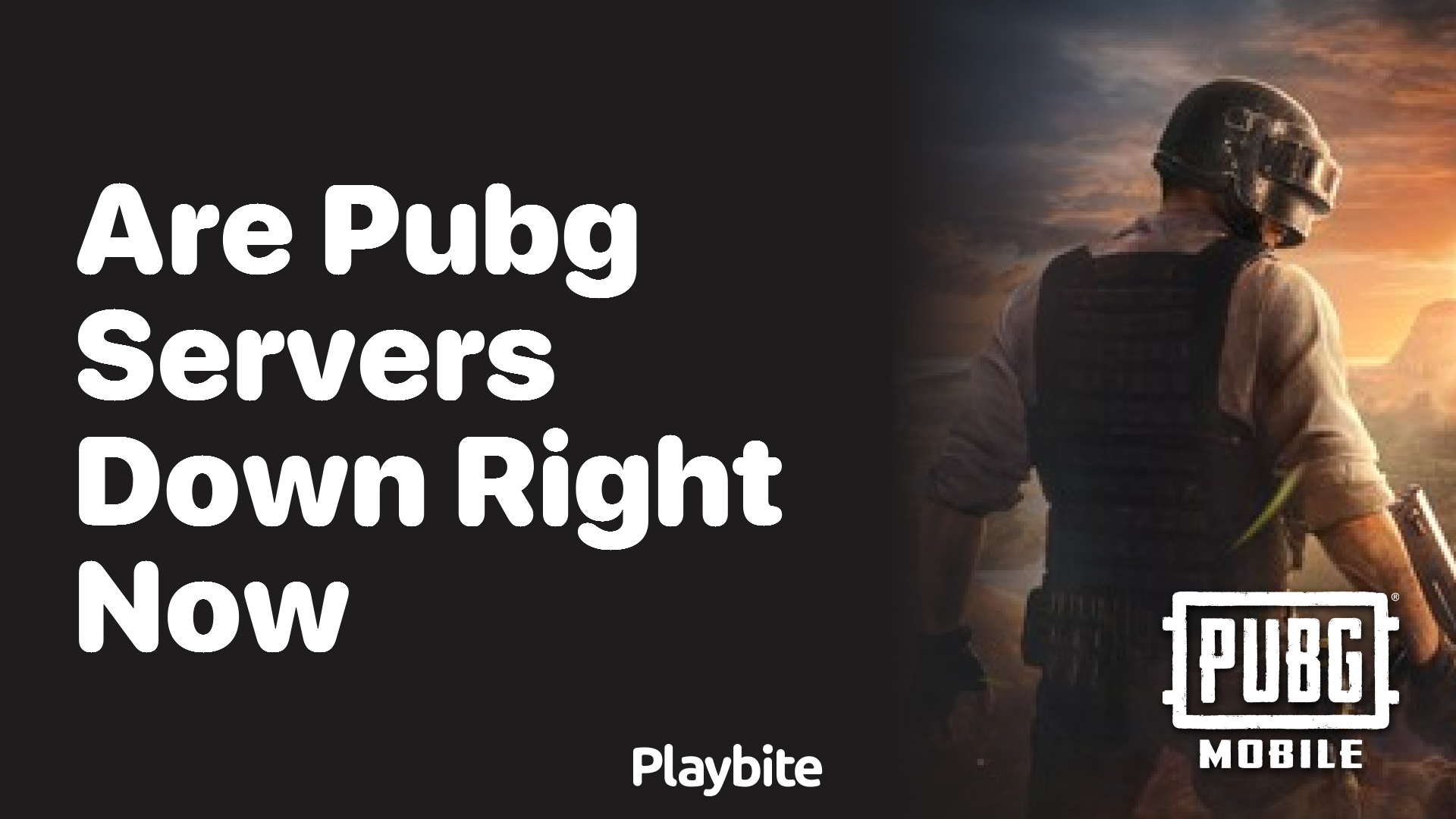 Are PUBG servers down right now? Let's find out - Playbite