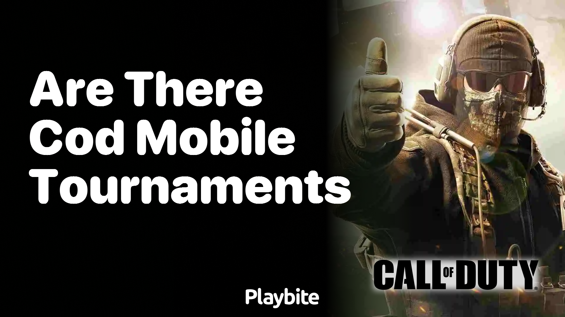 Are There COD Mobile Tournaments? - Playbite