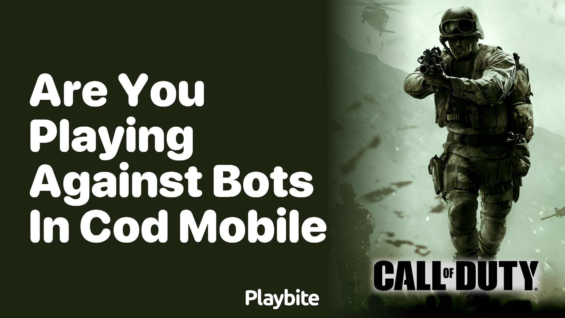 Are You Playing Against Bots in COD Mobile? - Playbite