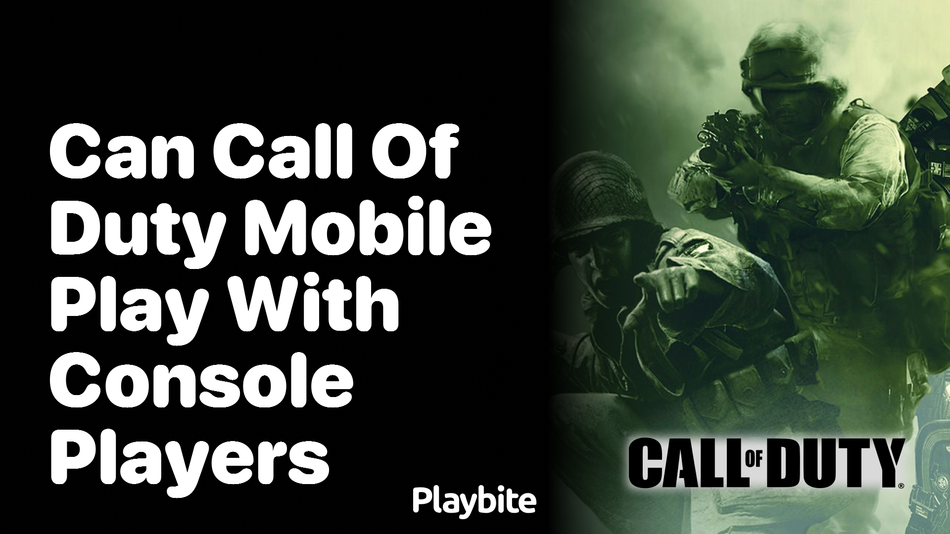 Can Call of Duty Mobile Play With Console Players? - Playbite