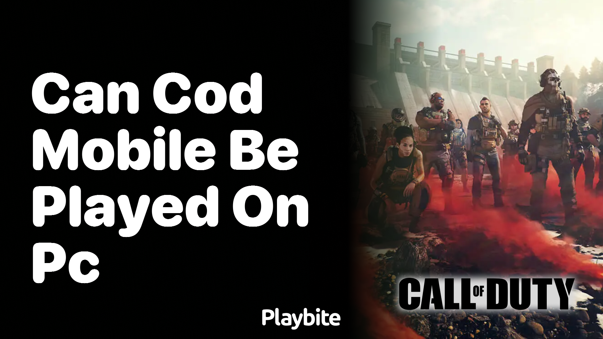 Can Call of Duty Mobile Be Played on PC? - Playbite