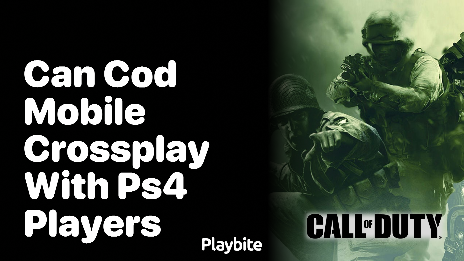 Can COD Mobile Crossplay with PS4 Players? Find Out Here! - Playbite