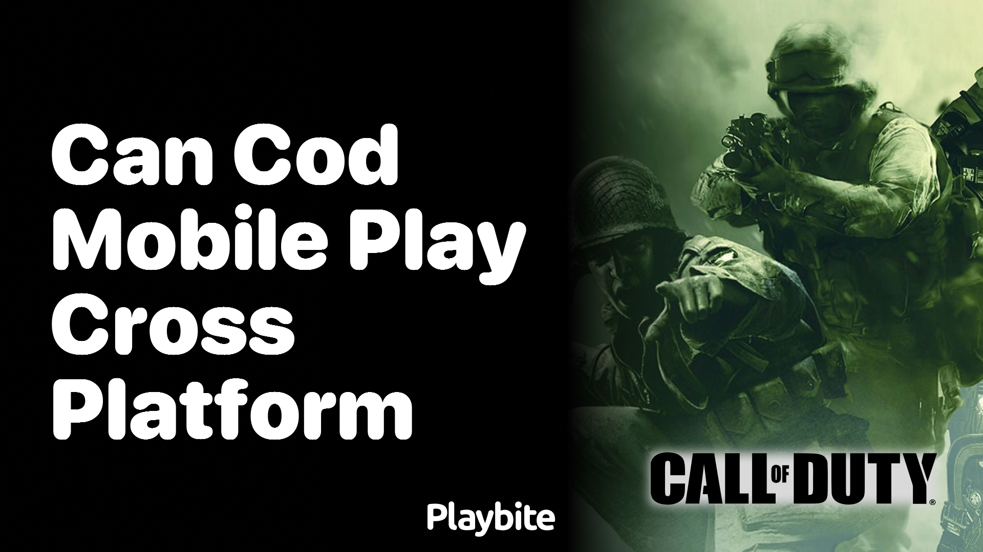 Can COD Mobile Play Cross-Platform? - Playbite