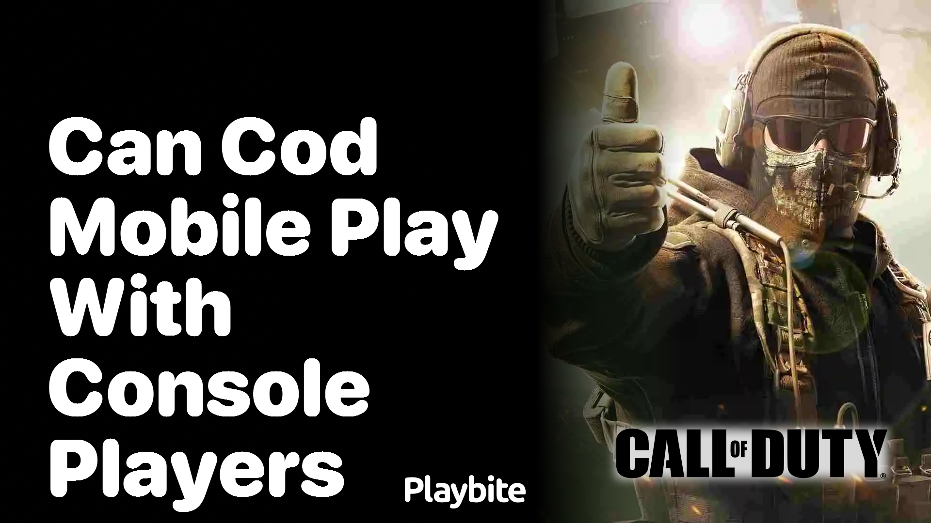 Can COD Mobile Players Match with Console Gamers? - Playbite
