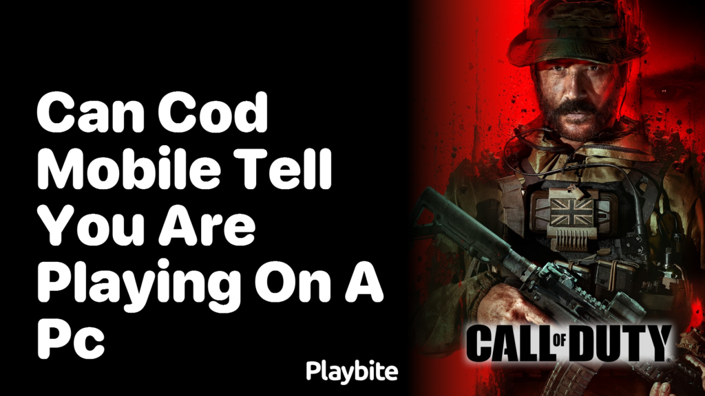Can COD Mobile Detect If You're Playing on a PC? - Playbite