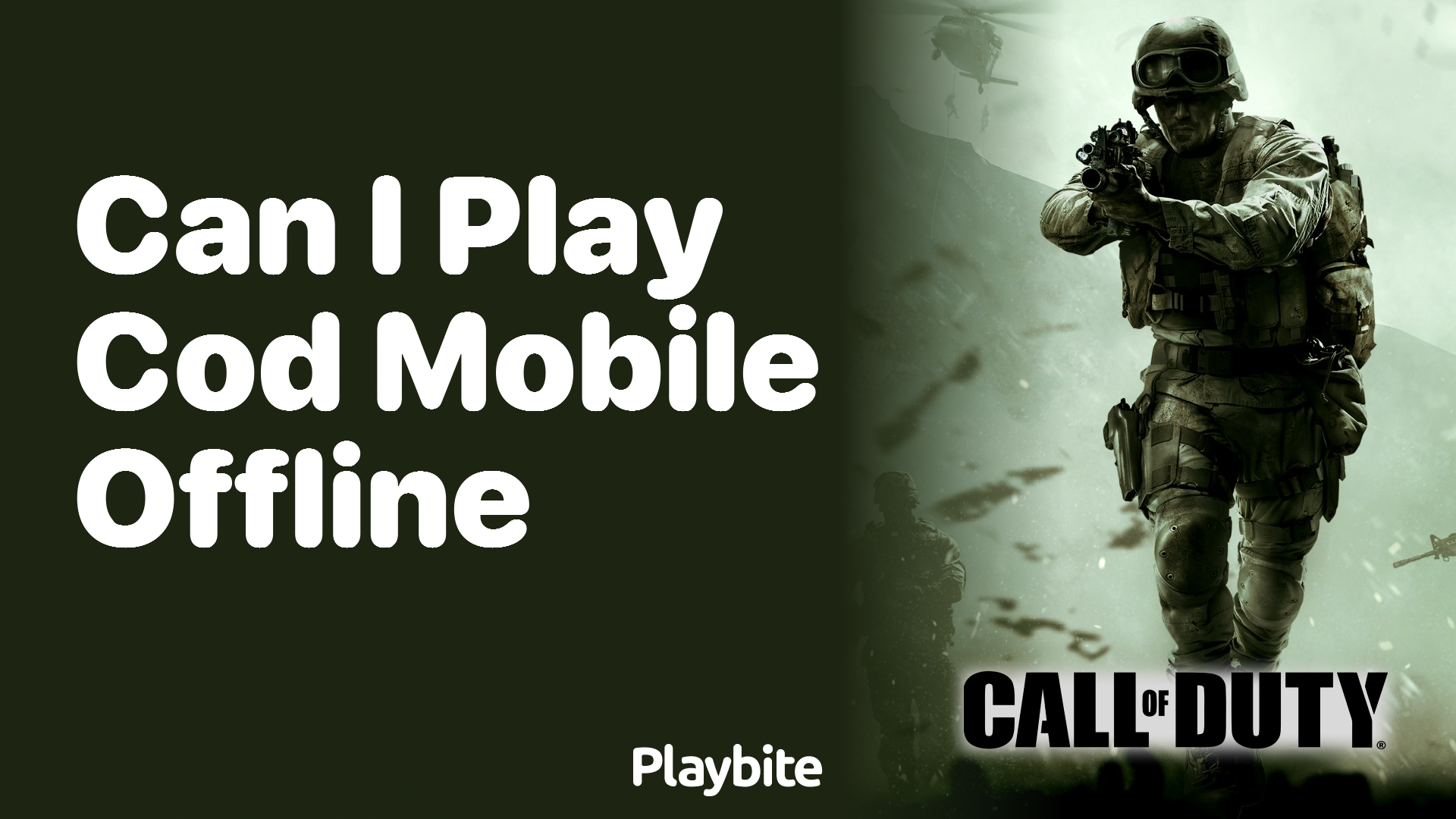 Can I Play COD Mobile Offline? - Playbite
