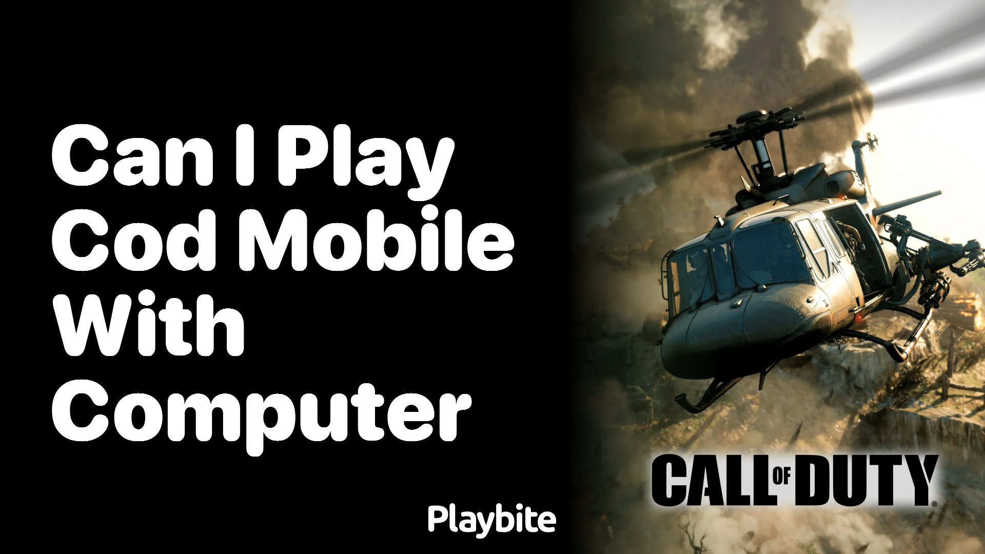 Can I Play COD Mobile with My Computer? - Playbite