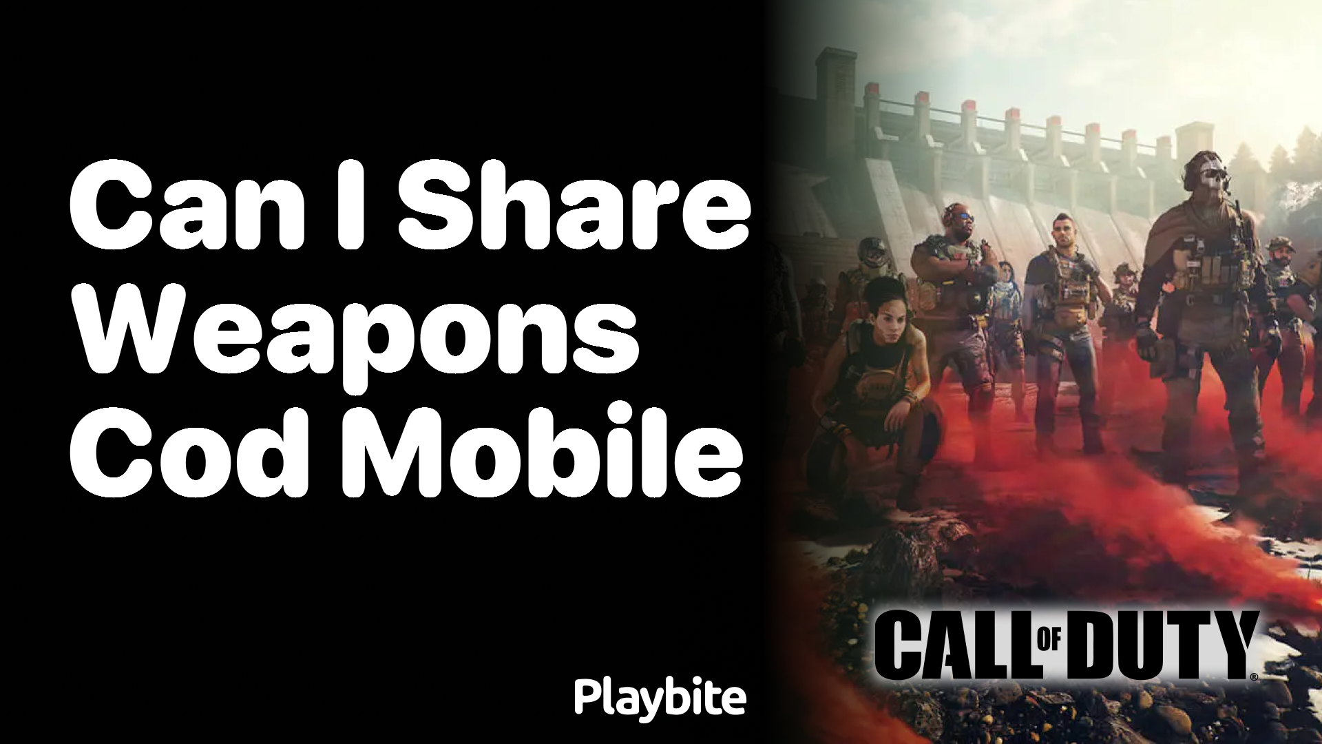 Can I Share Weapons in COD Mobile? - Playbite