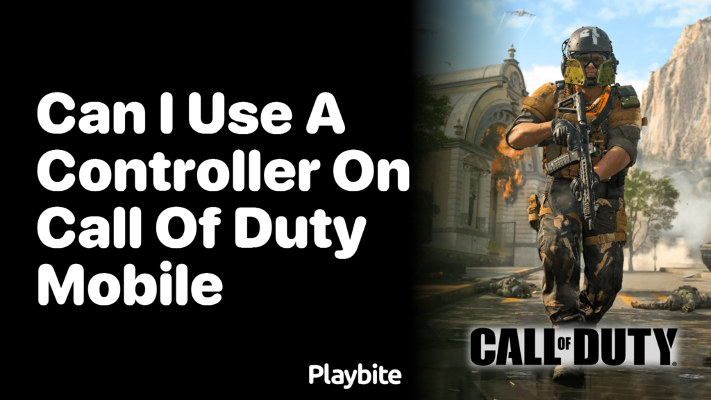 Can I Use a Controller on Call of Duty Mobile? - Playbite