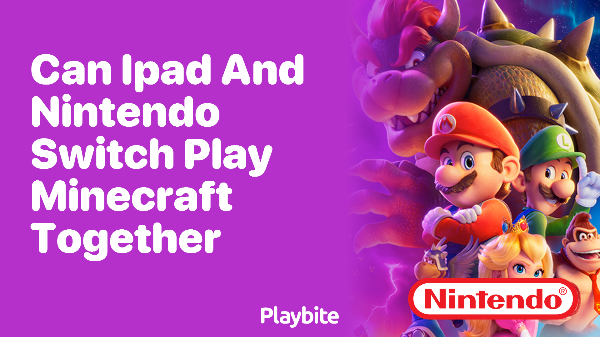Can iPad and Nintendo Switch Play Minecraft Together? - Playbite