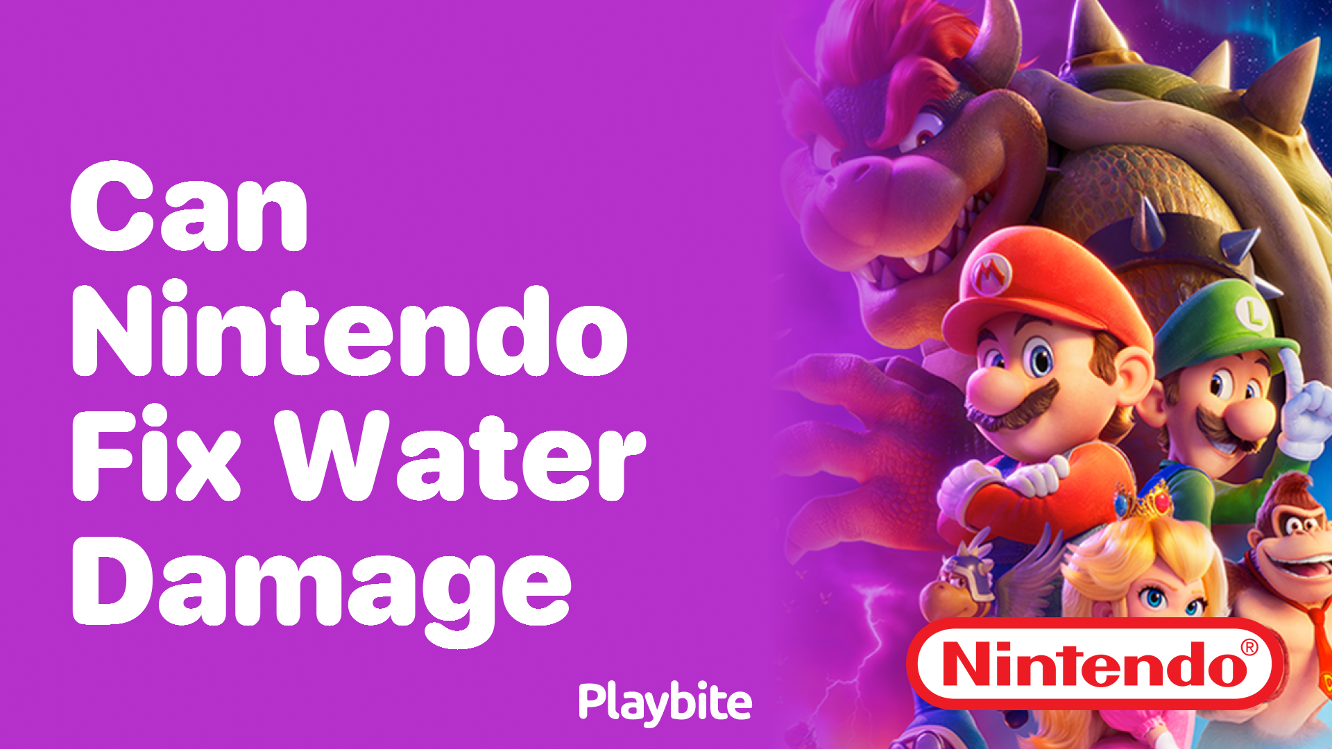 Can Nintendo Fix Water Damage to Its Consoles? - Playbite