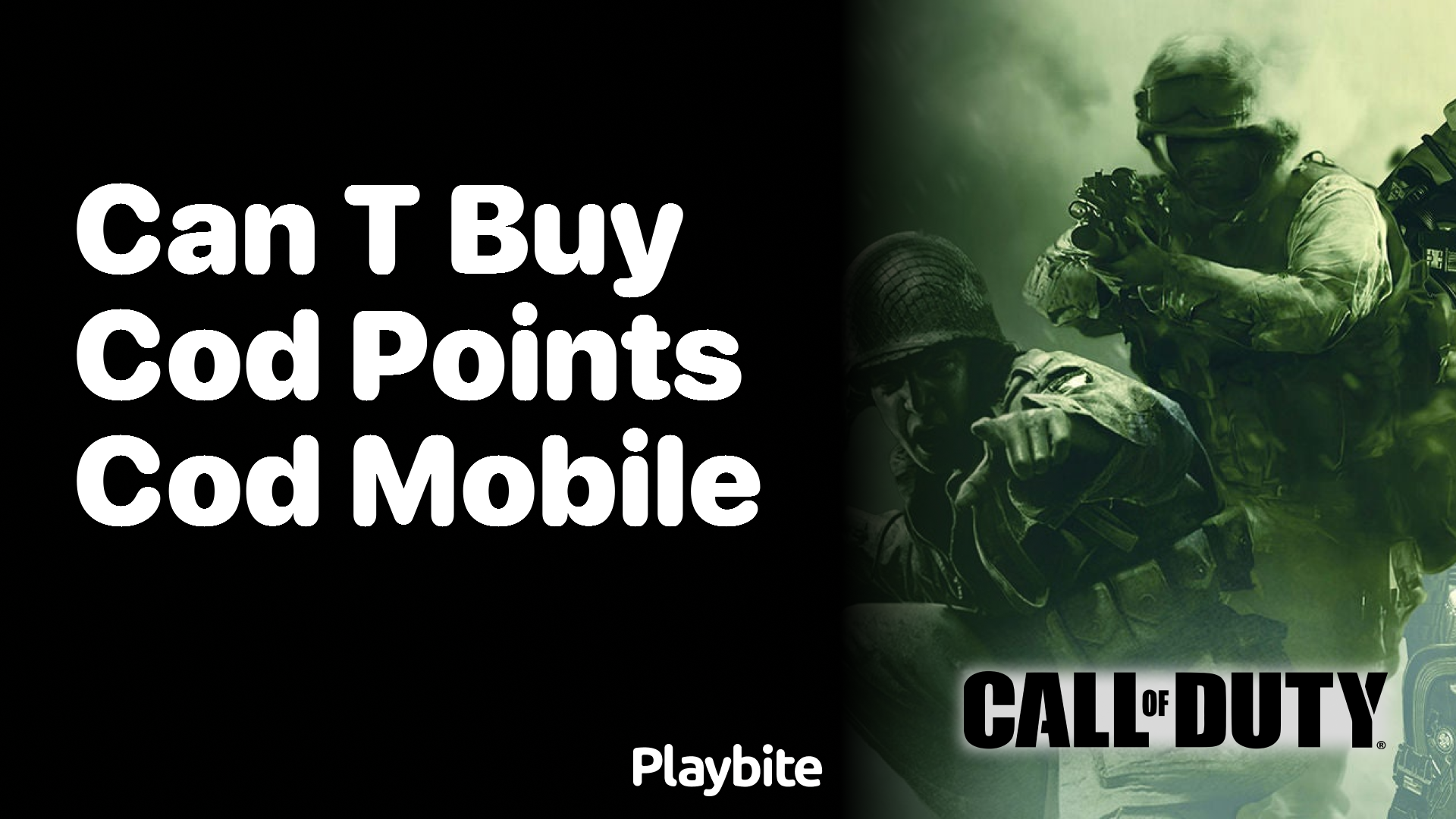 Can't Buy COD Points in COD Mobile? Here's What to Know - Playbite