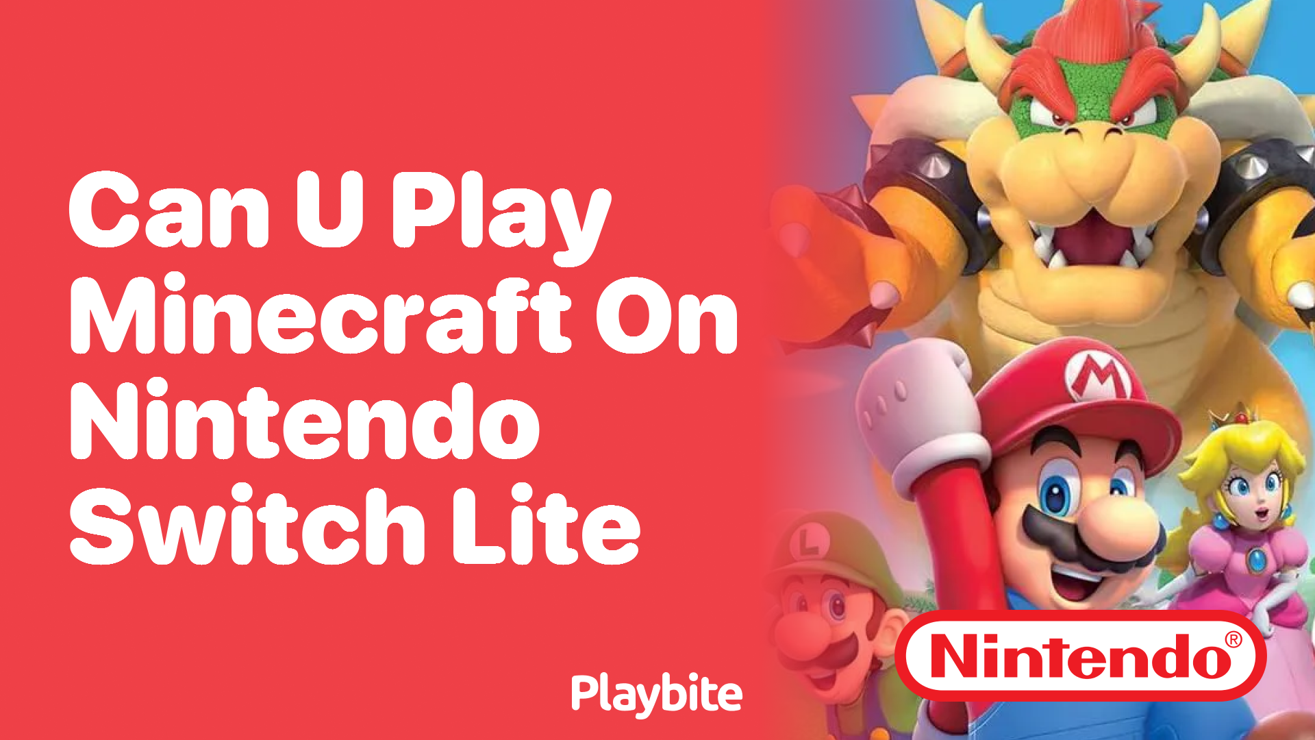 Can You Play Minecraft on Nintendo Switch Lite? - Playbite