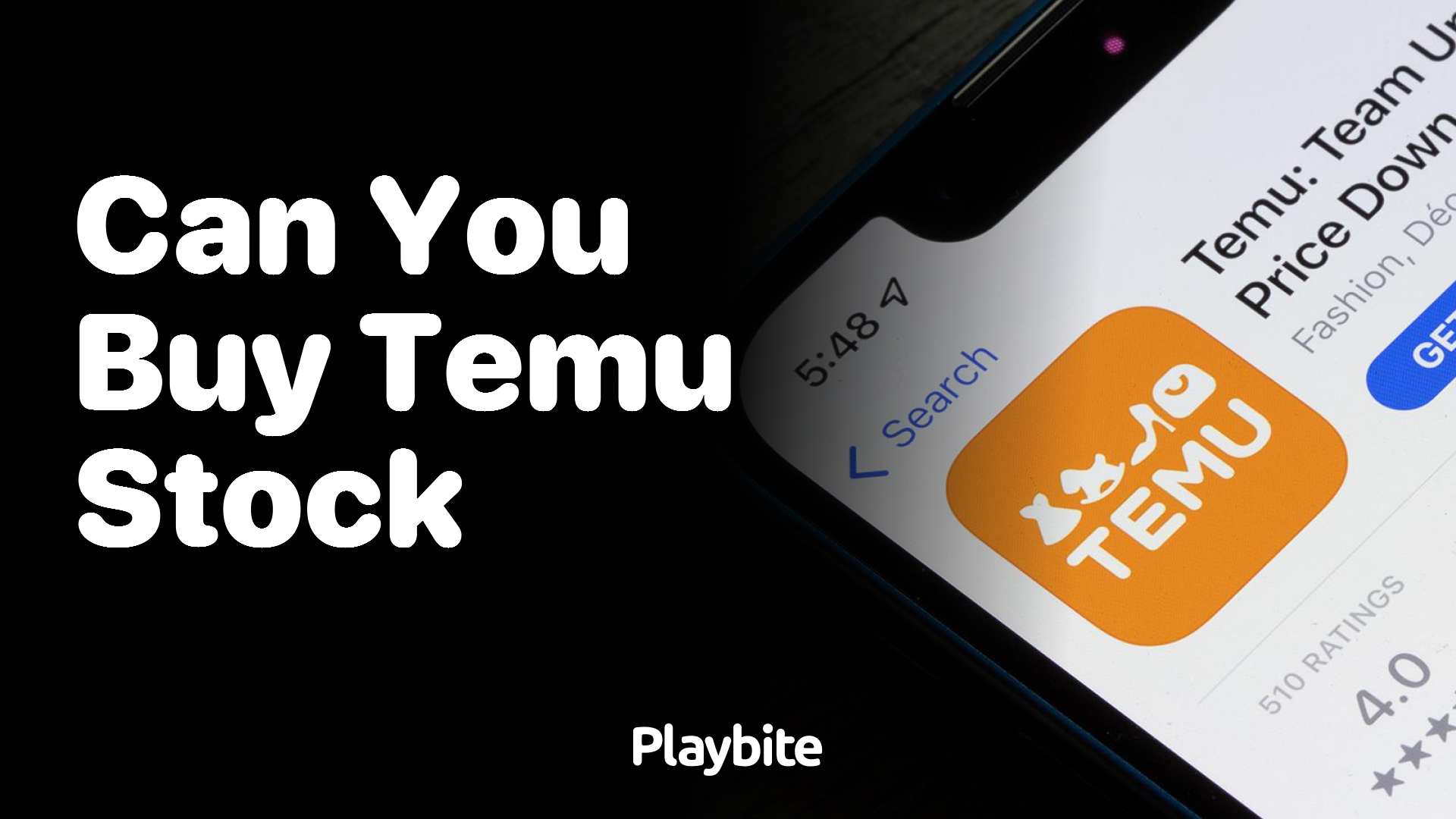 Can You Buy Temu Stock? Let's Find Out! - Playbite