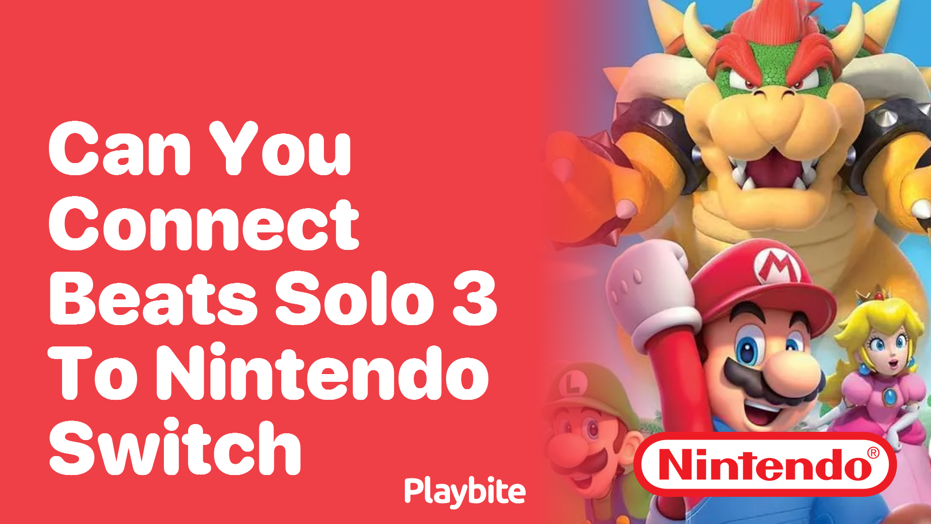 Can You Connect Beats Solo 3 to Nintendo Switch? - Playbite