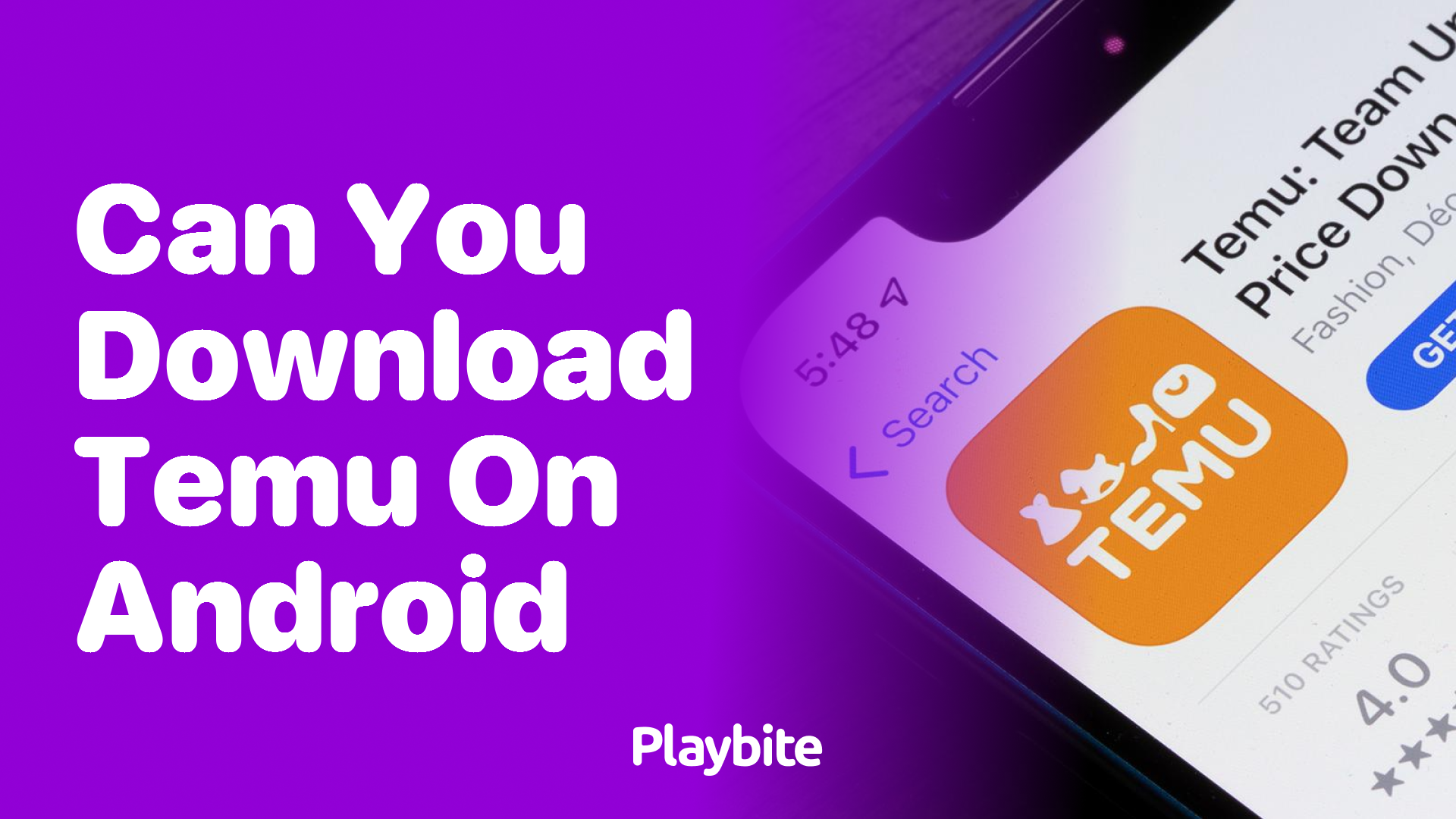 Can You Download Temu on Android? Find Out Here! - Playbite