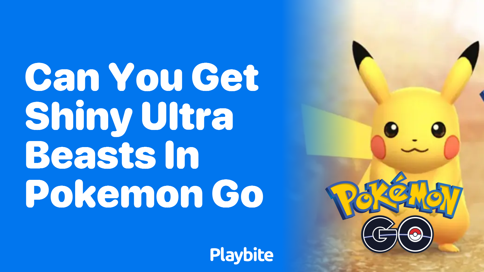 Can You Get Shiny Ultra Beasts in Pokemon GO? - Playbite