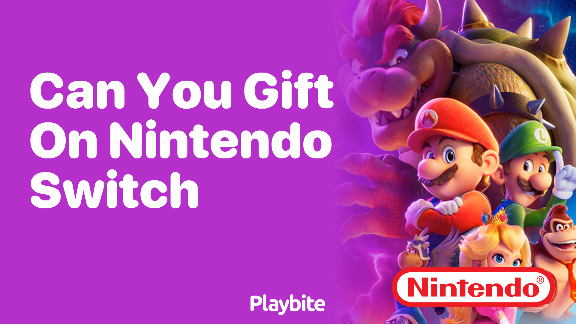 Can You Gift on Nintendo Switch? - Playbite