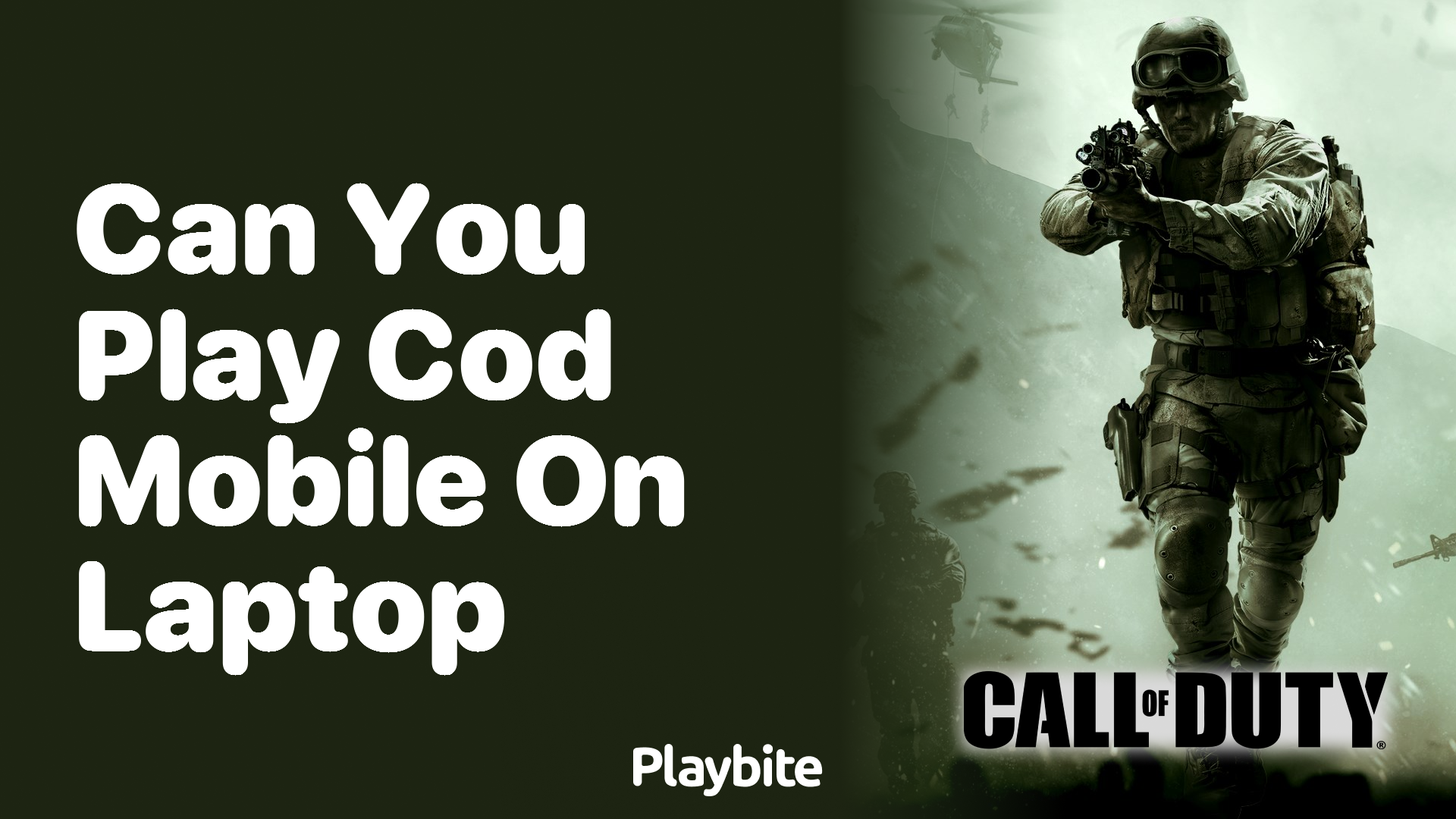 Can You Play COD Mobile on a Laptop? Here's What You Need to Know - Playbite