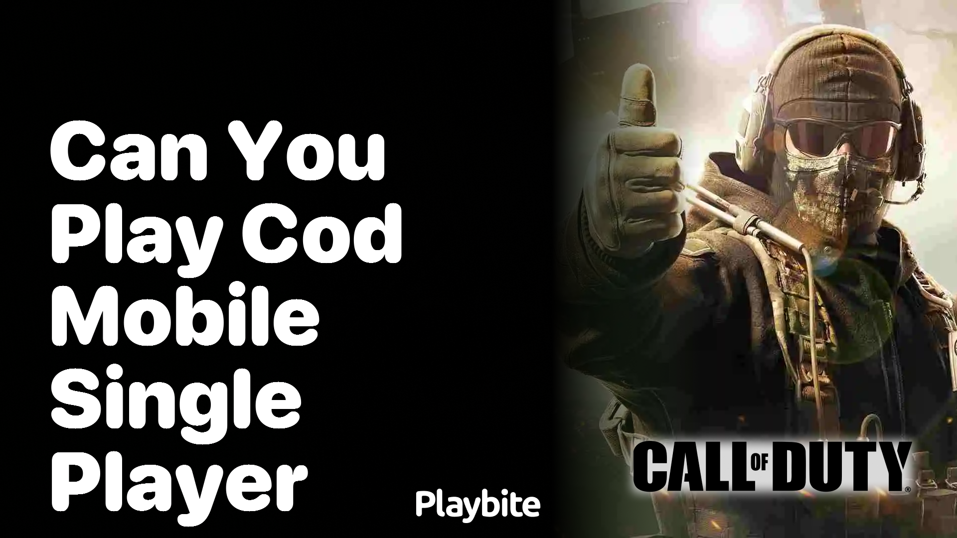 Can You Play COD Mobile Single Player? - Playbite
