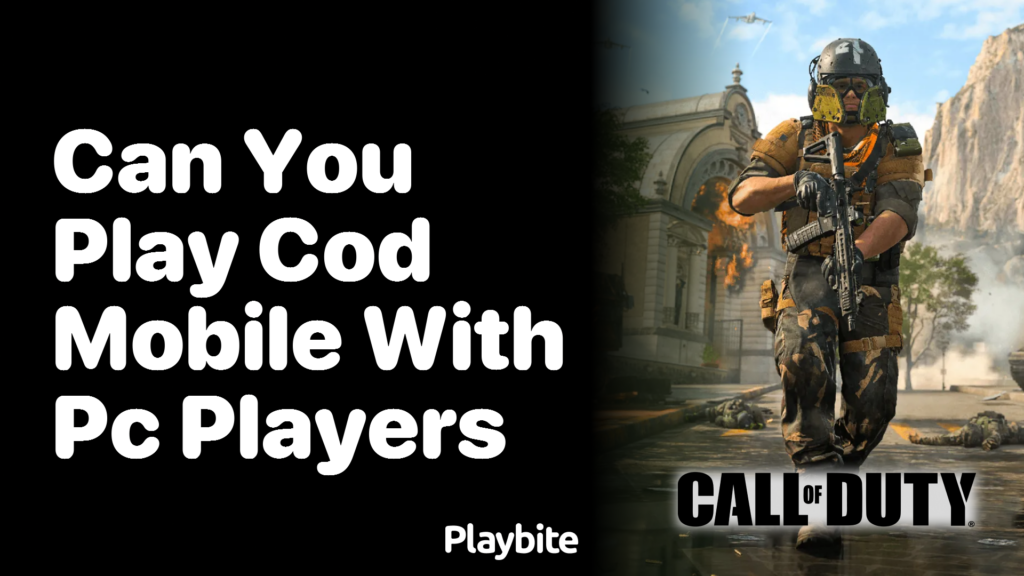 Can You Play COD Mobile with PC Players? - Playbite