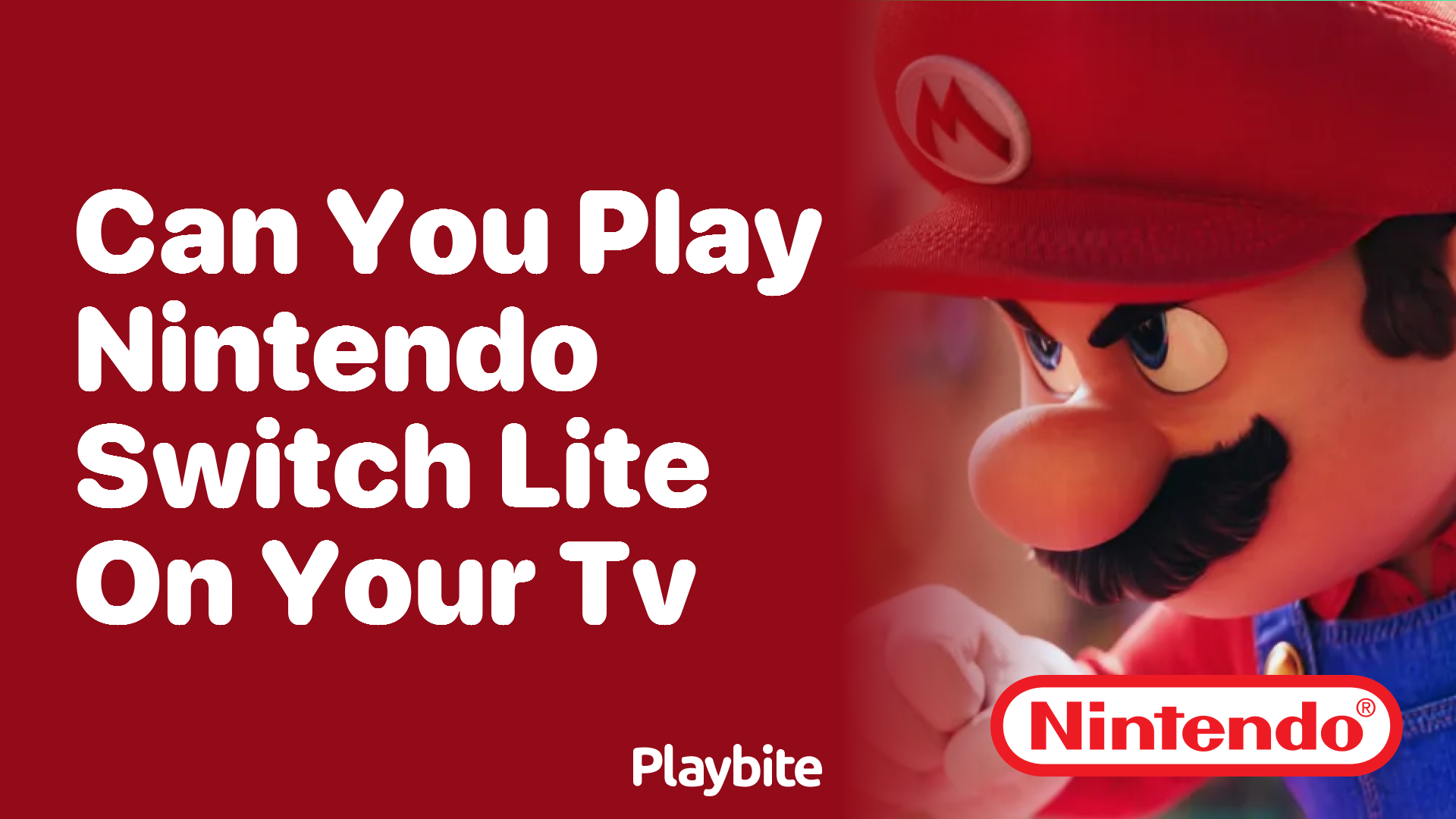 Can You Play Nintendo Switch Lite on Your TV? - Playbite